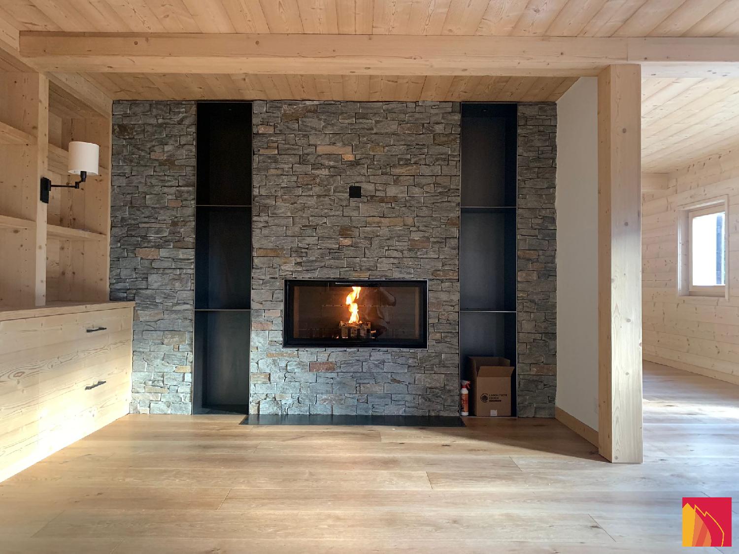 Atraflam 16/9 1000 Plus - Wood burning fireplace - Frontale